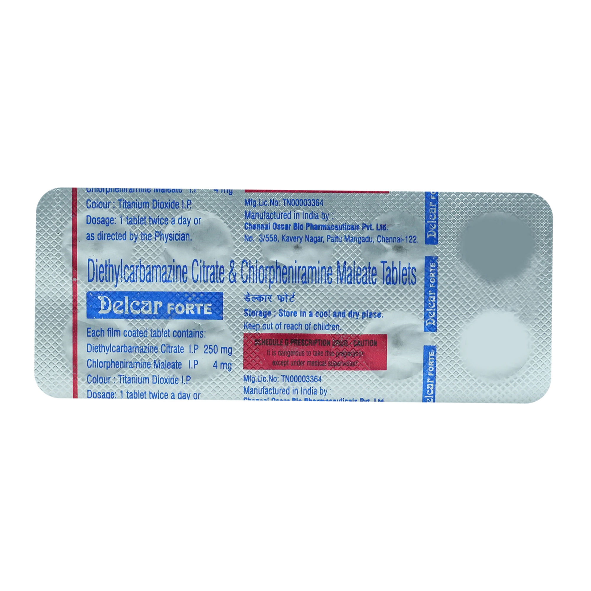 Delcar Forte Tablet | Uses, Side Effects, Price | Apollo Pharmacy