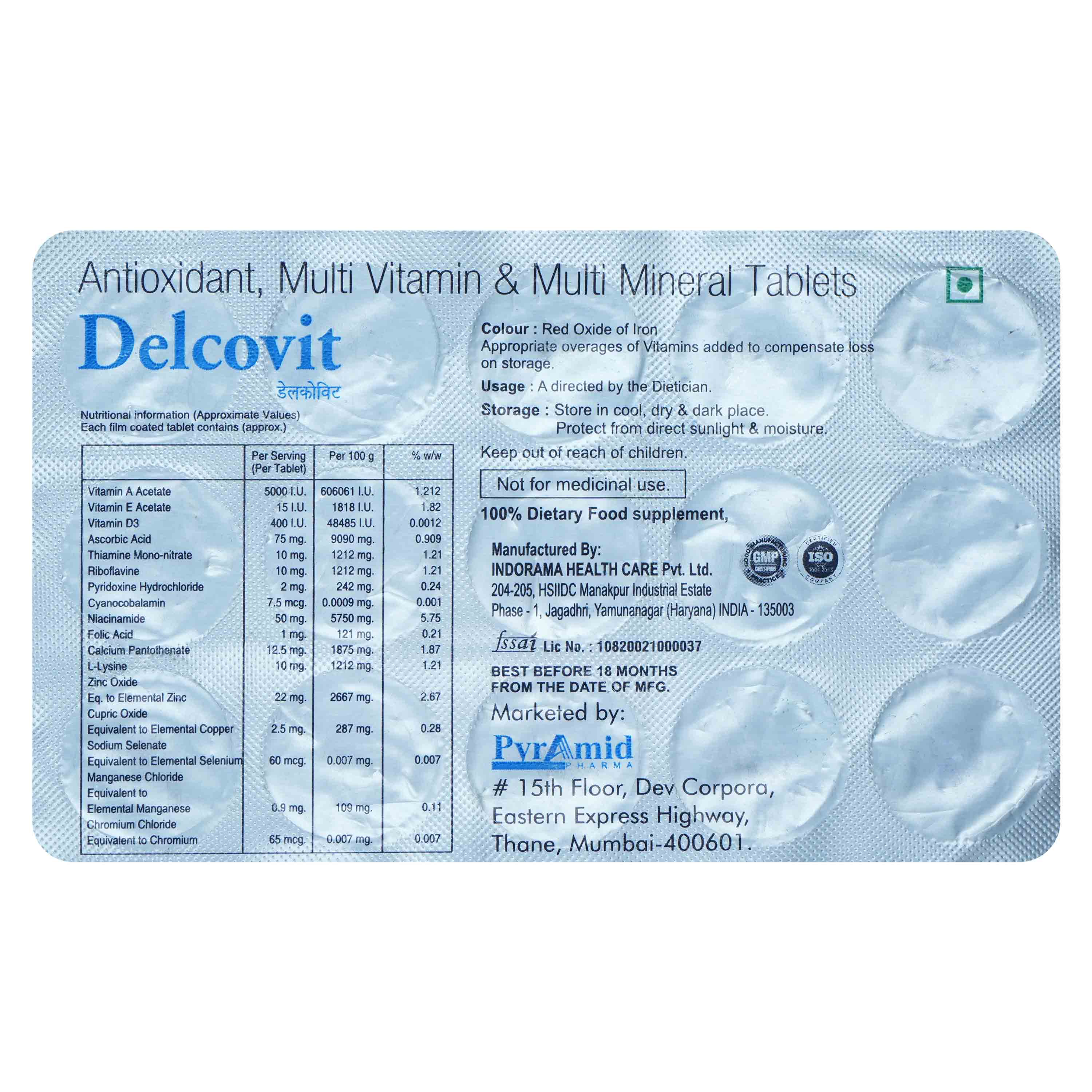 Delcovit Tablet | Uses, Side Effects, Price | Apollo Pharmacy