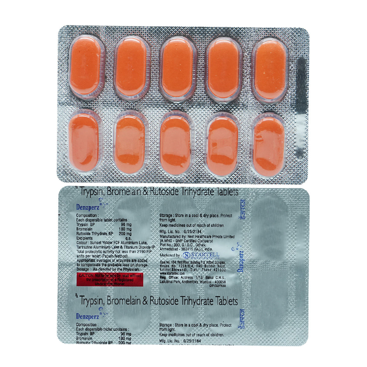 Denzperz Tablet 10's Price, Uses, Side Effects, Composition - Apollo ...