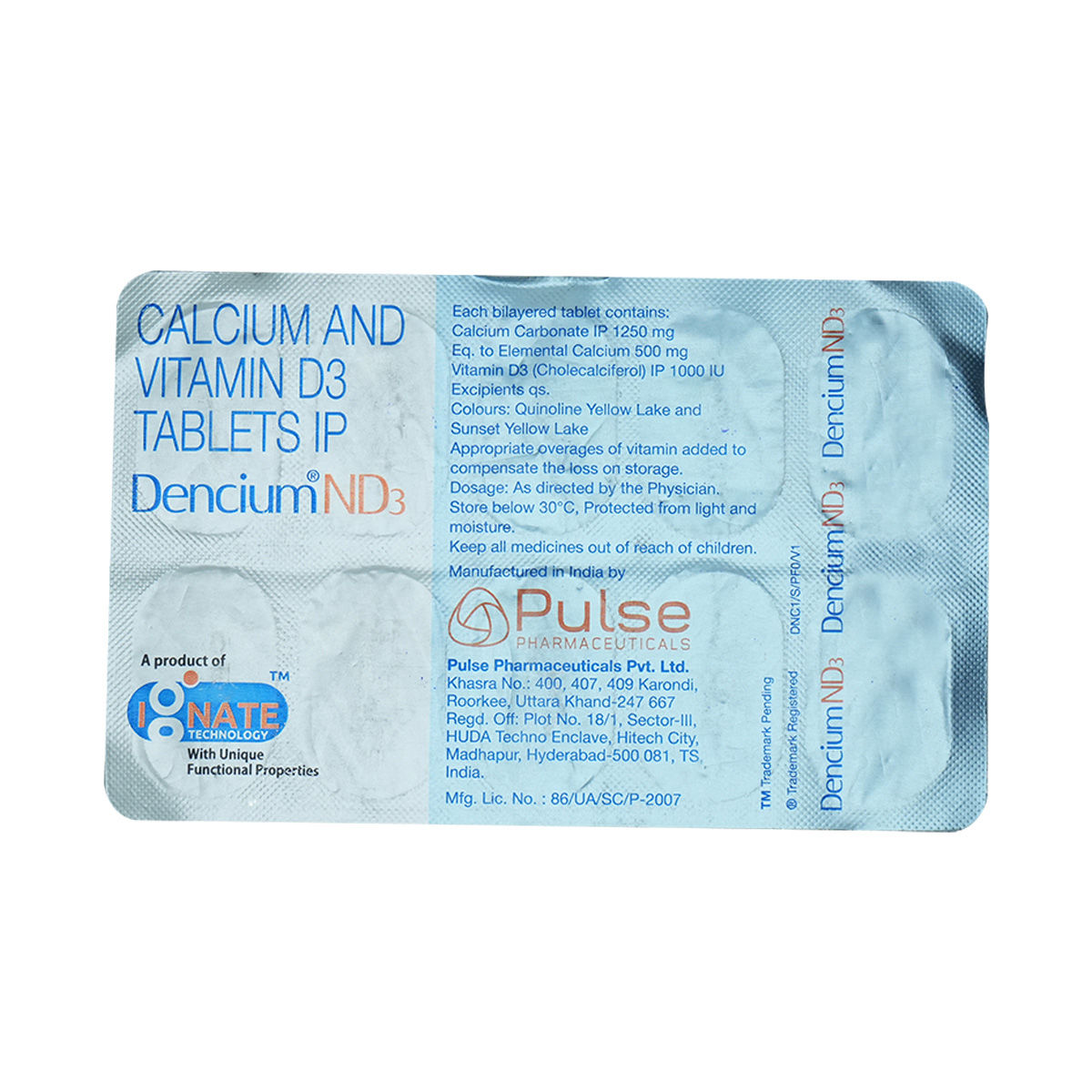 Dencium ND3 Tablet 10's Price, Uses, Side Effects, Composition - Apollo ...