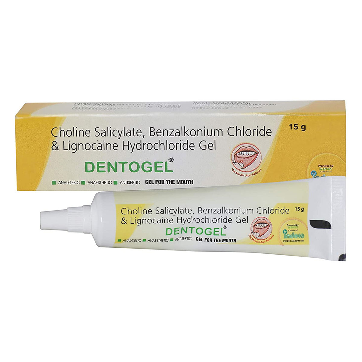 Dentogel Gel 15 gm Price, Uses, Side Effects, Composition - Apollo Pharmacy
