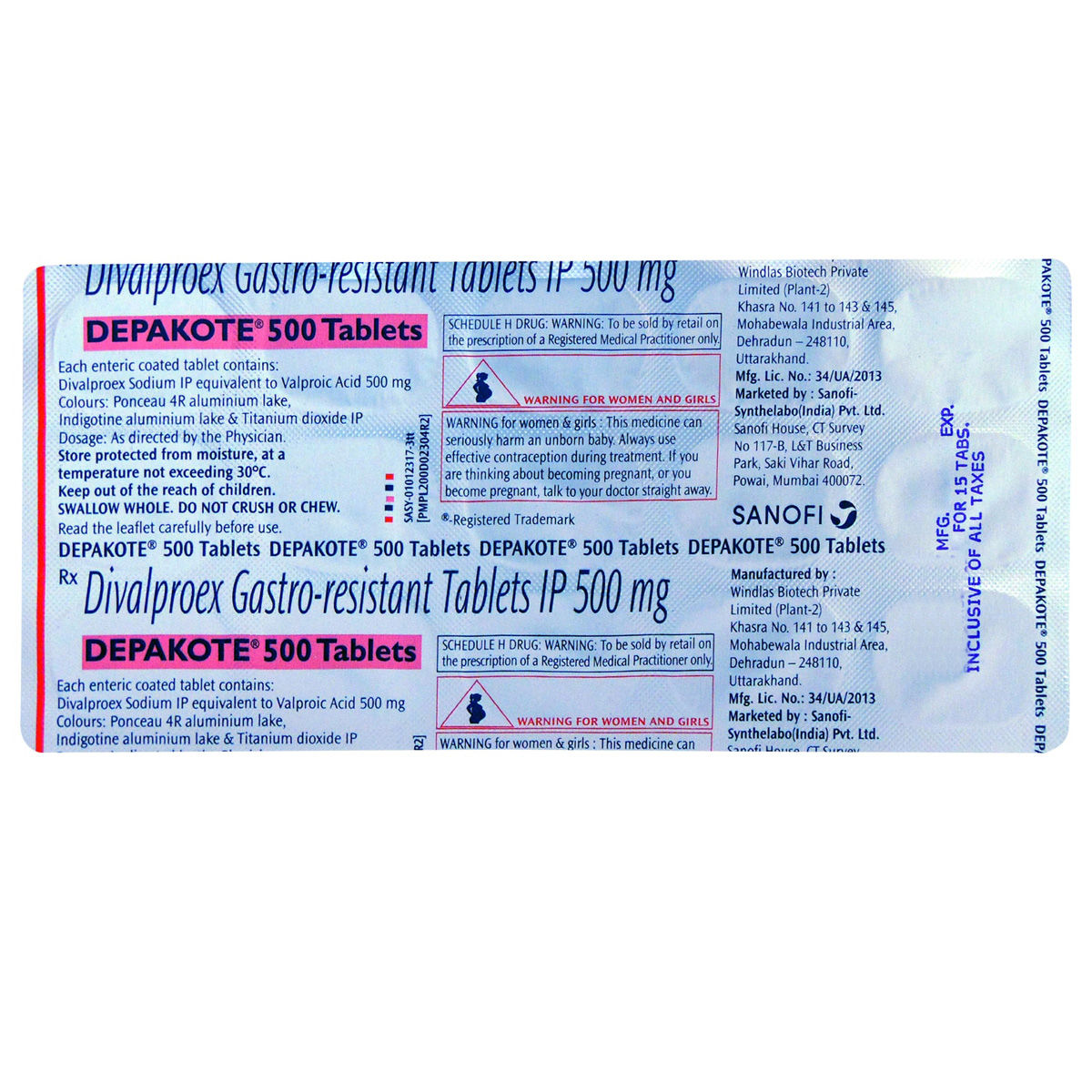 Depakote 500 Tablet | Uses, Side Effects, Price | Apollo Pharmacy
