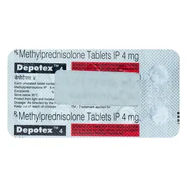 Depotex 4 mg Tablet | Uses, Side Effects, Price | Apollo Pharmacy