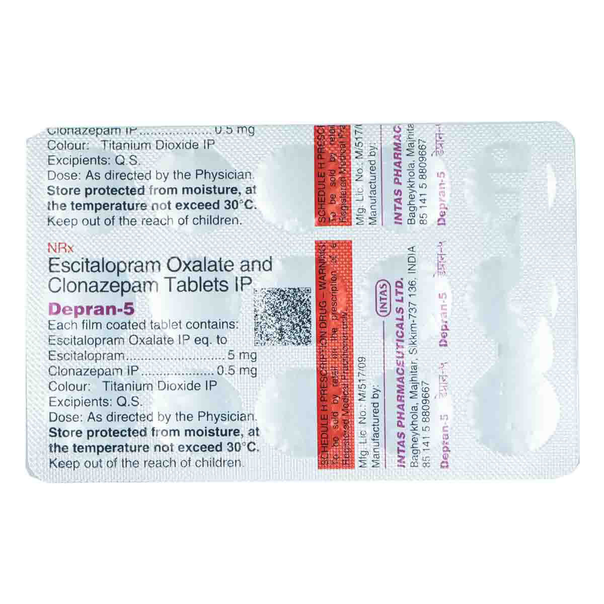 Depran 5 Tablet | Uses, Side Effects, Price | Apollo Pharmacy