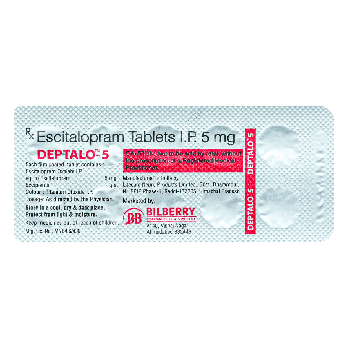 Deptalo-5 Tablet | Uses, Side Effects, Price | Apollo Pharmacy