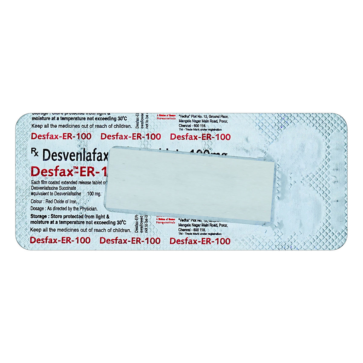DESFAX ER 100MG TABLET | Uses, Side Effects, Price | Apollo Pharmacy