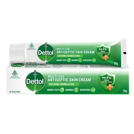 Buy Dettol Multi-Use Antiseptic Skin Cream 30 gm | 19 Minutes Delivery ...