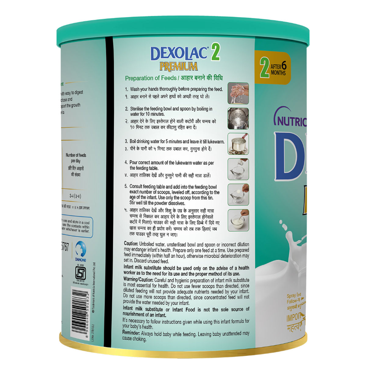Dexolac Premium Infant Formula Stage 2 Powder for After 6 Months Kid ...