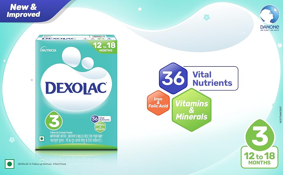 Buy Dexolac Follow-Up Formula Stage 3 Powder (12-18 Months), 400 gm ...