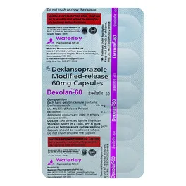 Dexolan 60 mg MR Capsule | Uses, Side Effects, Price | Apollo Pharmacy
