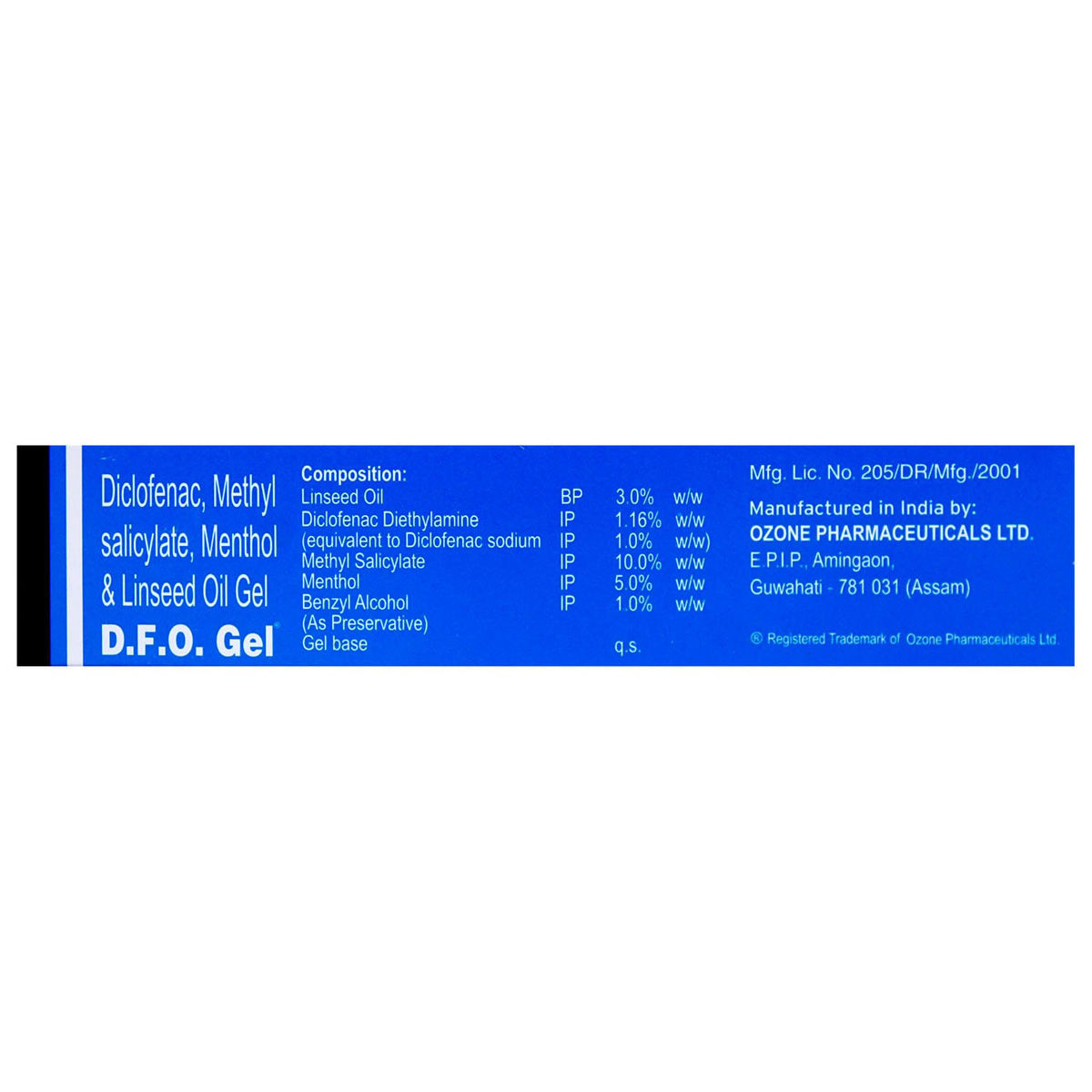 DFO Gel 30 gm Price, Uses, Side Effects, Composition - Apollo Pharmacy
