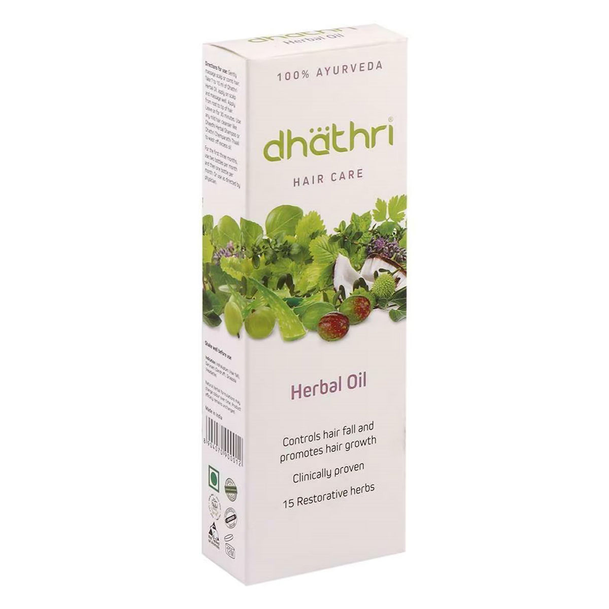 Dhathri Hair Care Herbal Oil, 100 ml Price, Uses, Side Effects ...