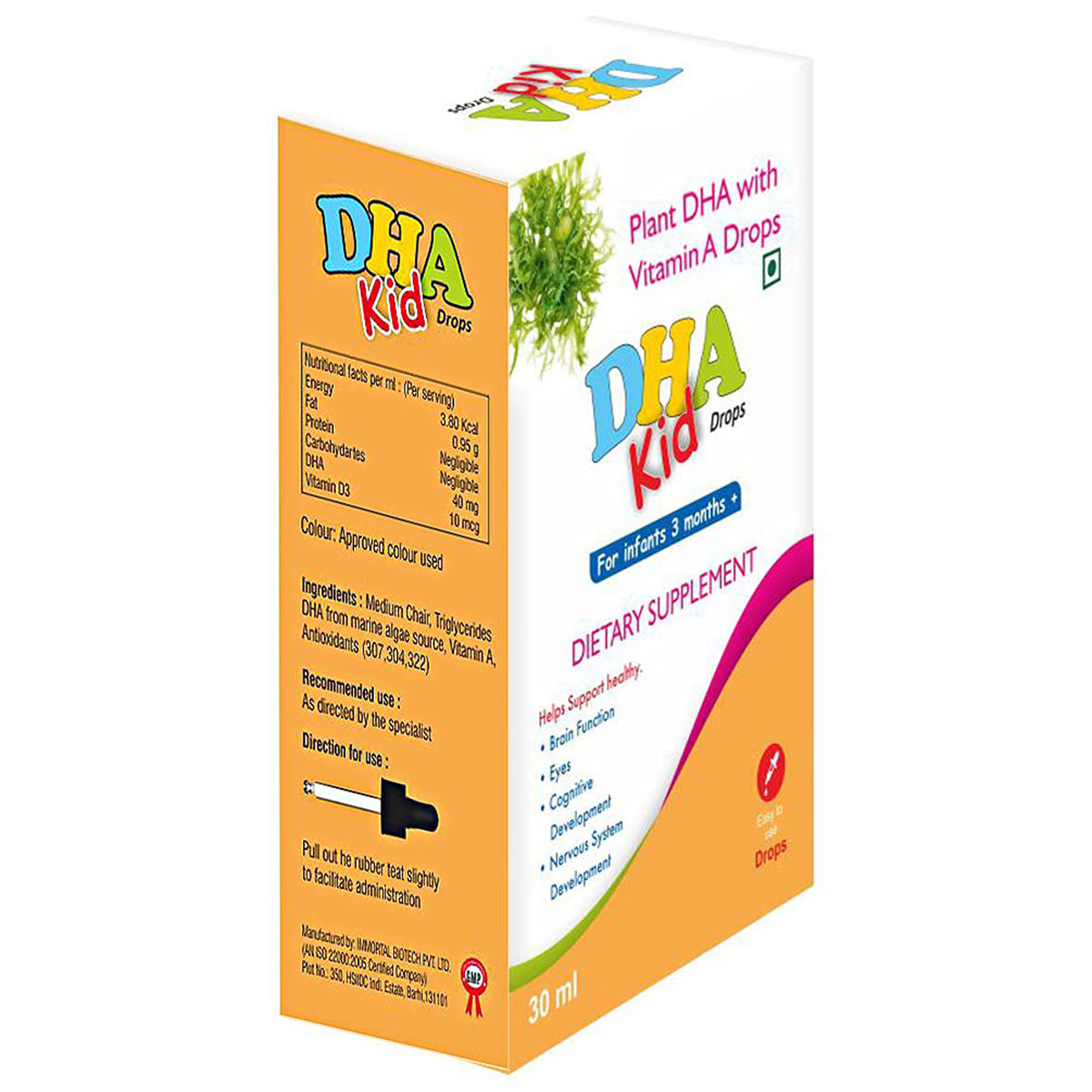 DHA Kid Drops 30 ml Price, Uses, Side Effects, Composition - Apollo Pharmacy
