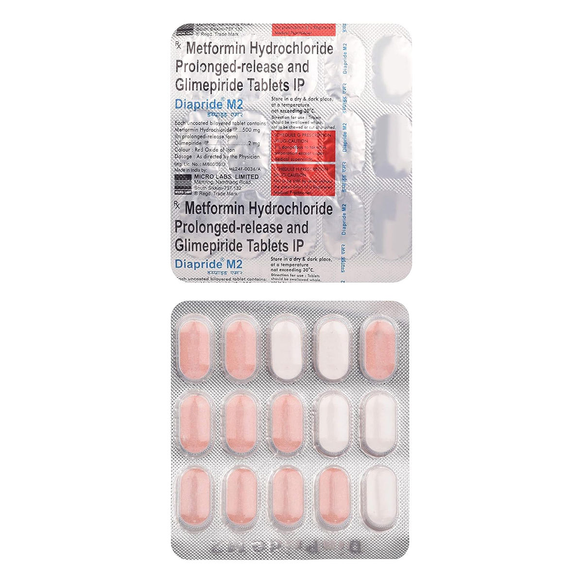 Diapride M 2 Tablet | Uses, Side Effects, Price | Apollo Pharmacy
