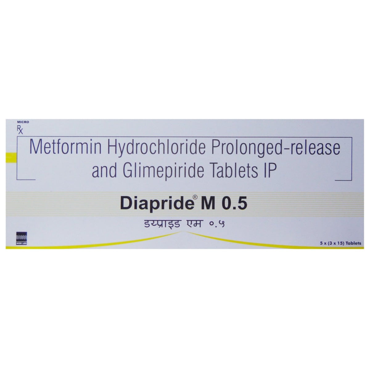 Diapride M 0.5 Tablet | Uses, Side Effects, Price | Apollo Pharmacy