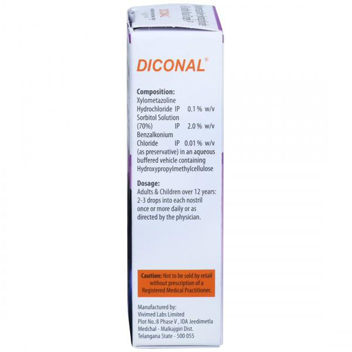Diconal Nasal Drops 10 ml Price, Uses, Side Effects, Composition ...
