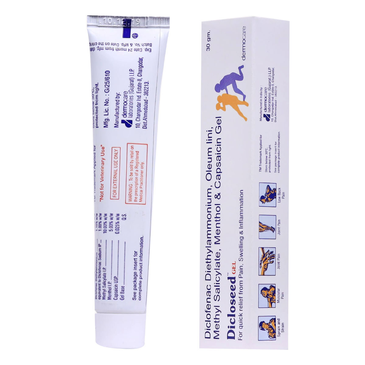 Dicloseed Gel 30 gm Price, Uses, Side Effects, Composition - Apollo ...
