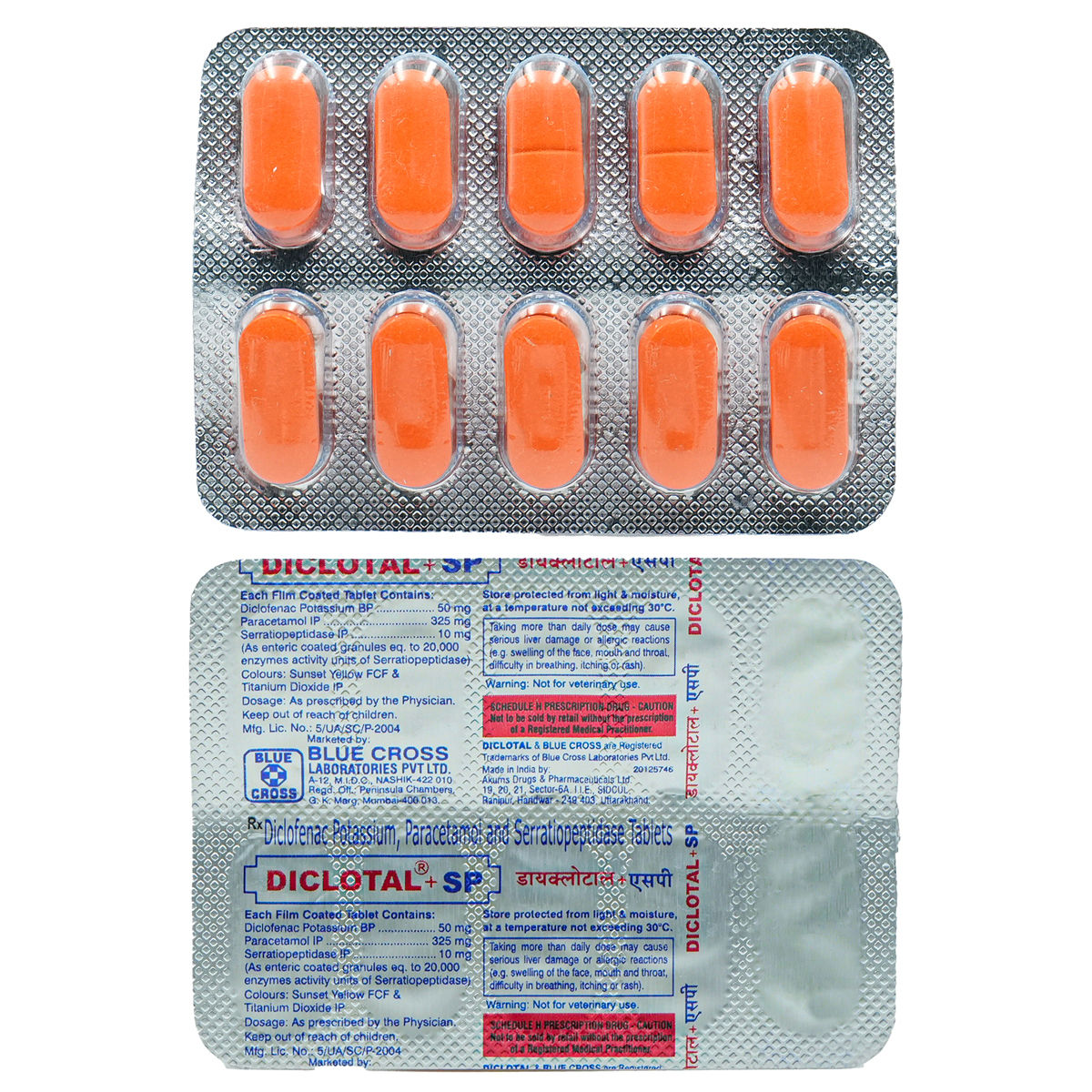 Diclotal Plus SP Tablet 10's Price, Uses, Side Effects, Composition ...