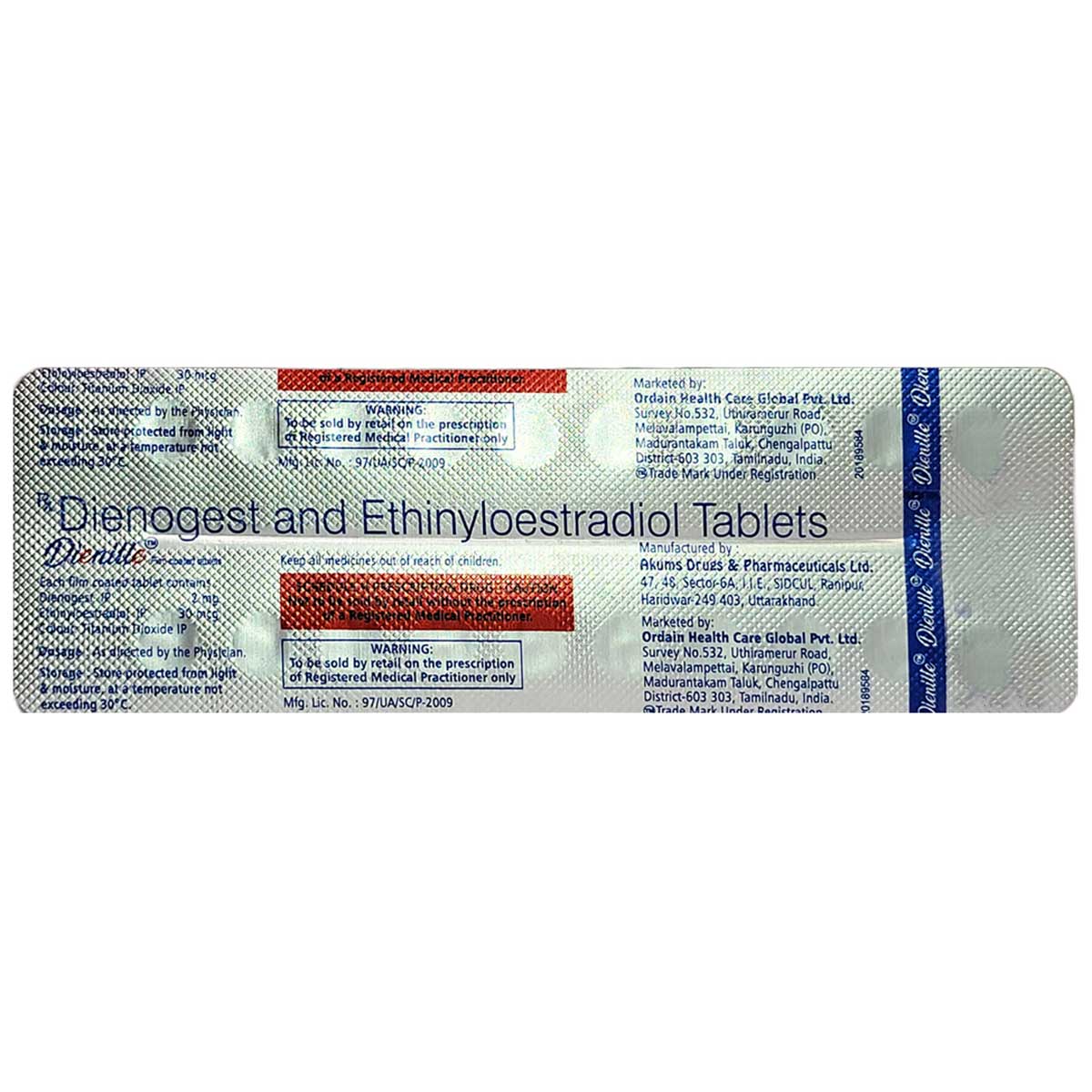 Dienille Tablet | Uses, Side Effects, Price | Apollo Pharmacy