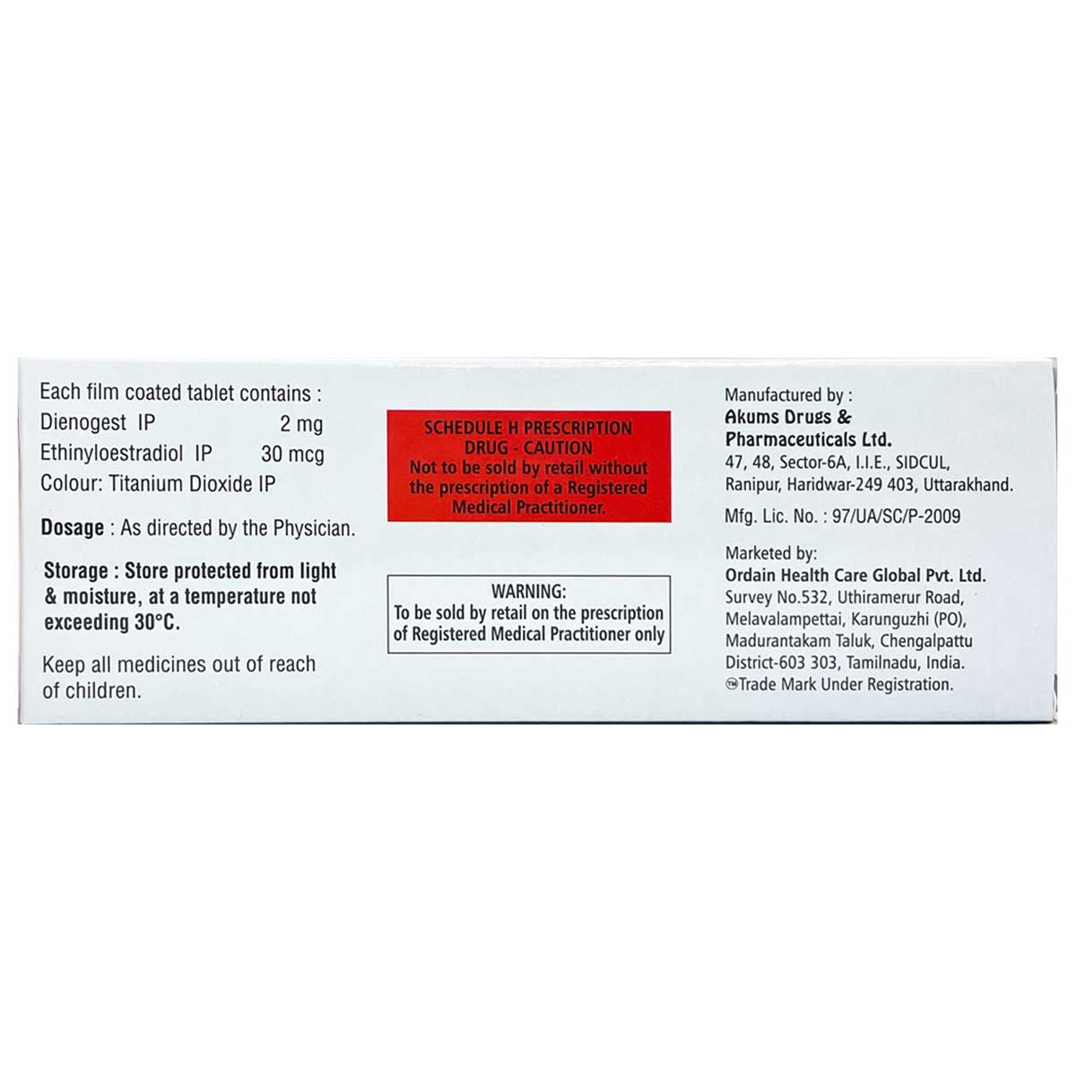 Dienille Tablet | Uses, Side Effects, Price | Apollo Pharmacy