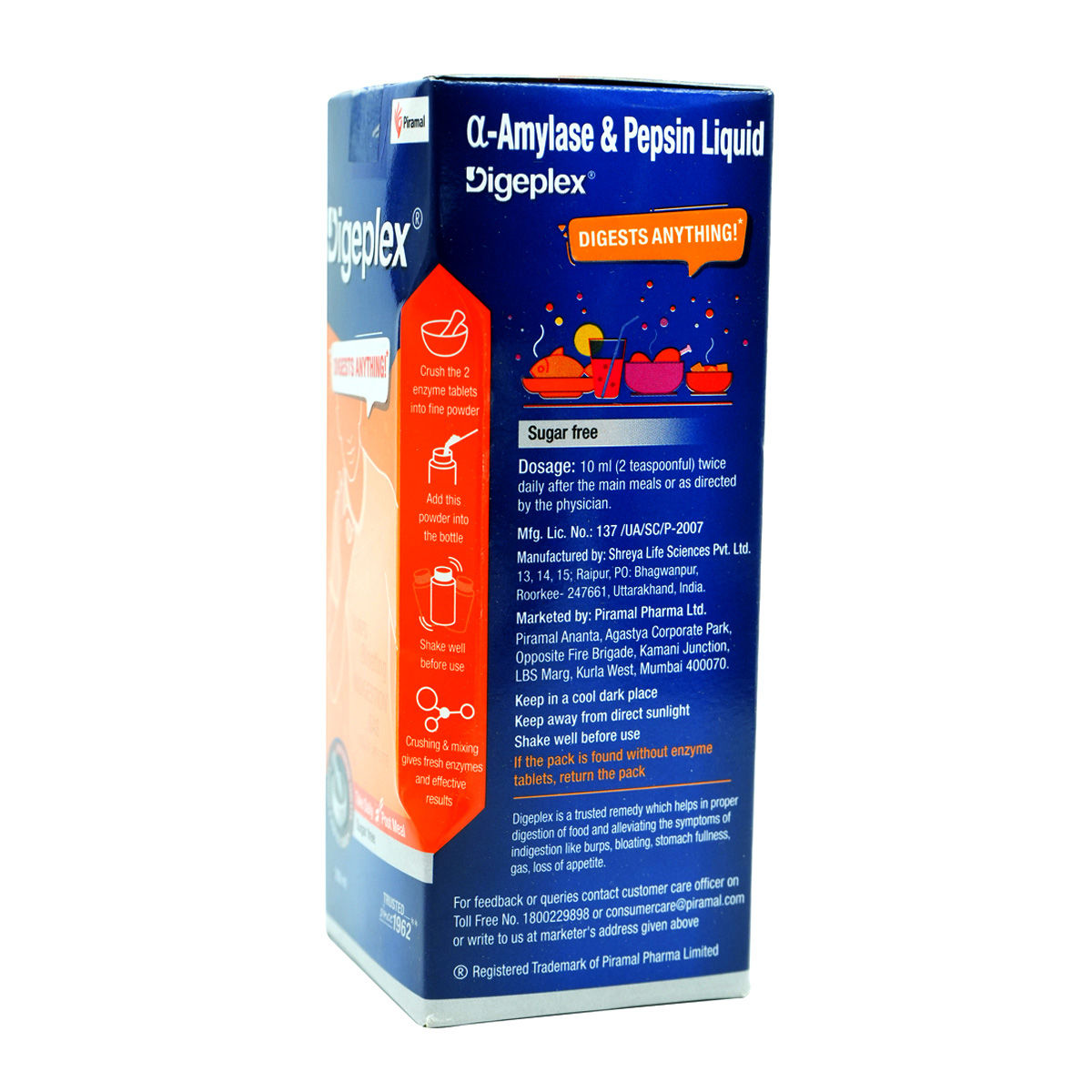 Digeplex Liquid 200 ml Price, Uses, Side Effects, Composition - Apollo ...