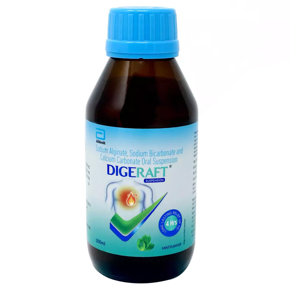 Digeraft Mint Flavour Oral Suspension 200 ml | Uses, Side Effects ...