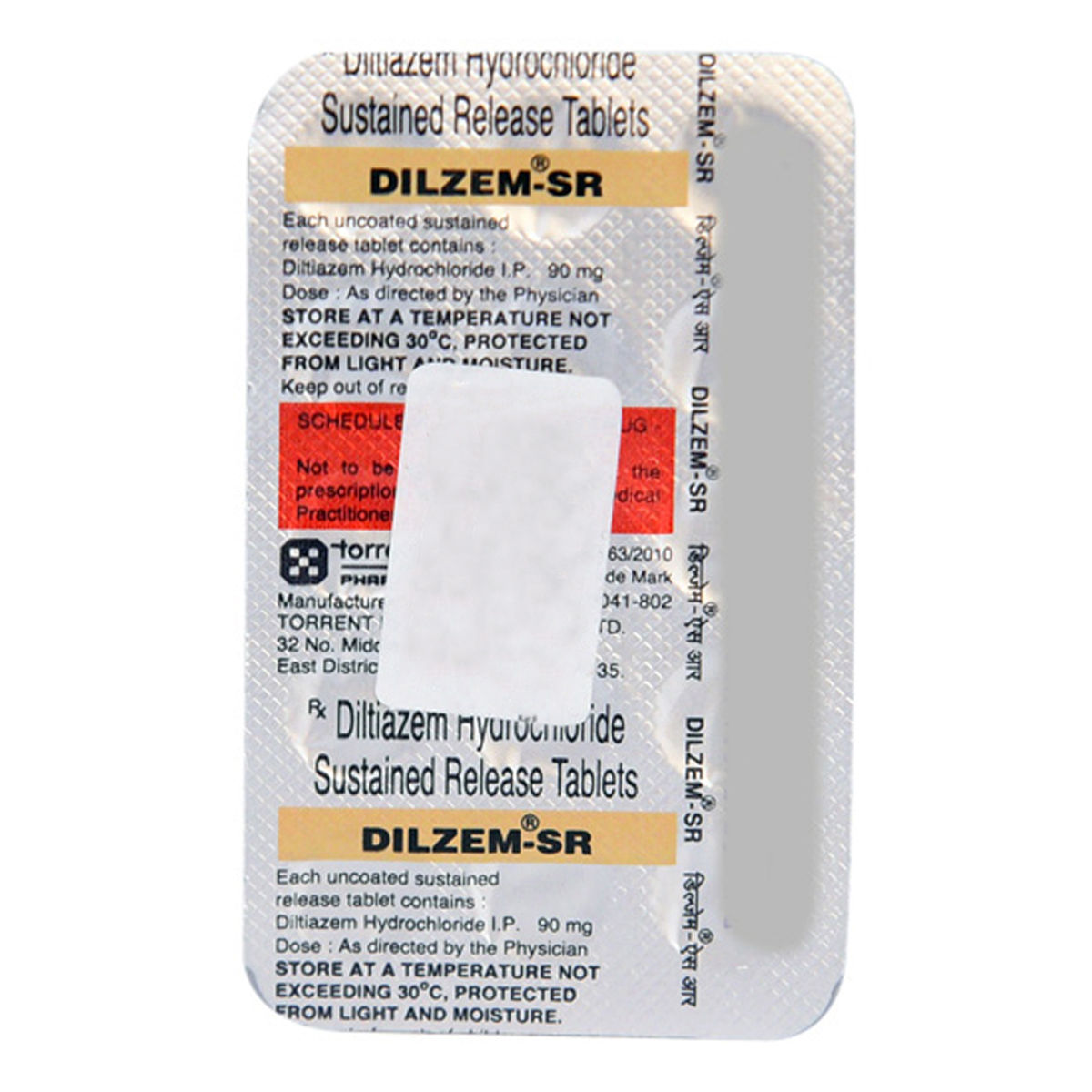 Dilzem-SR 90 mg Tablet 10's Price, Uses, Side Effects, Composition ...