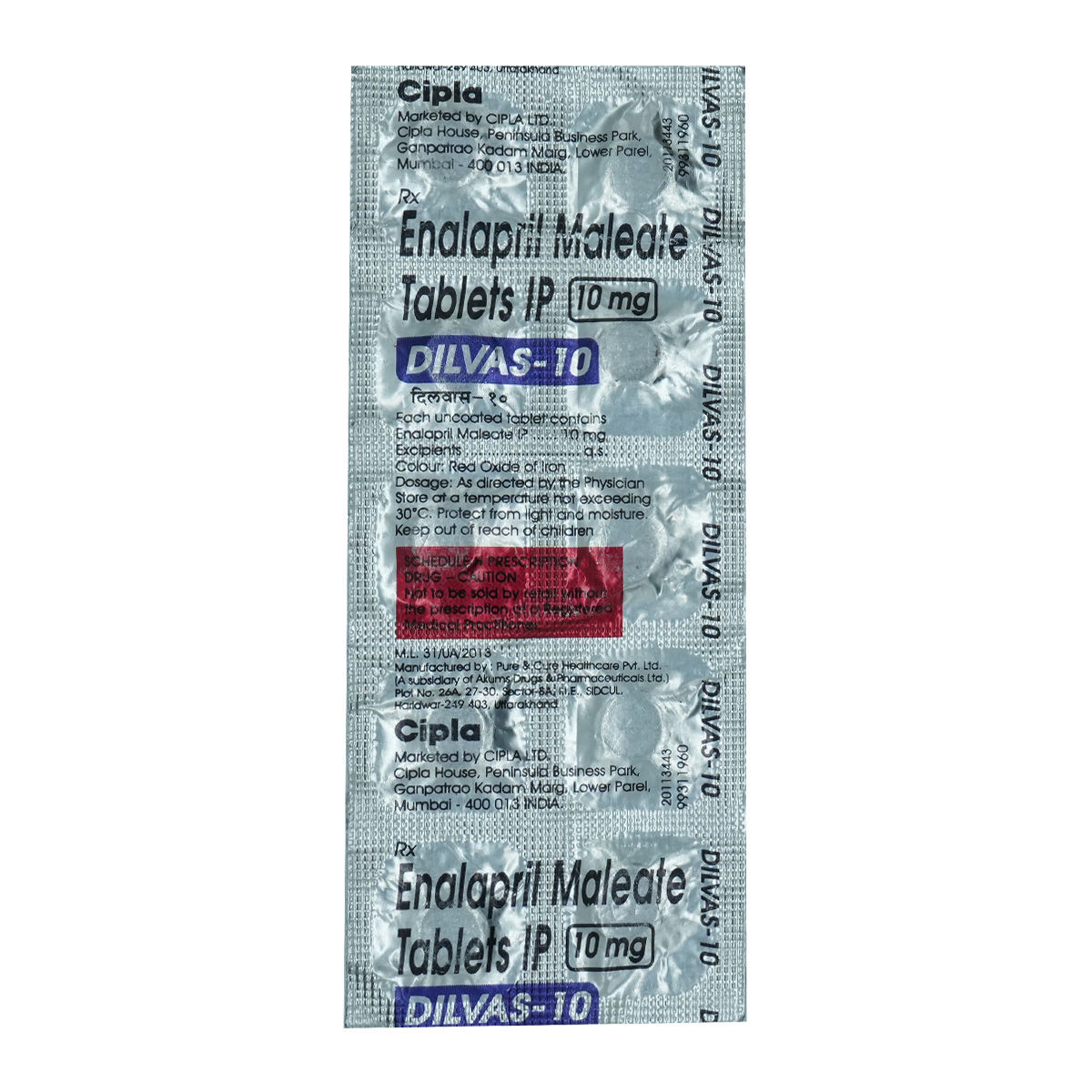 DILVAS 10MG TABLET Price, Uses, Side Effects, Composition - Apollo Pharmacy