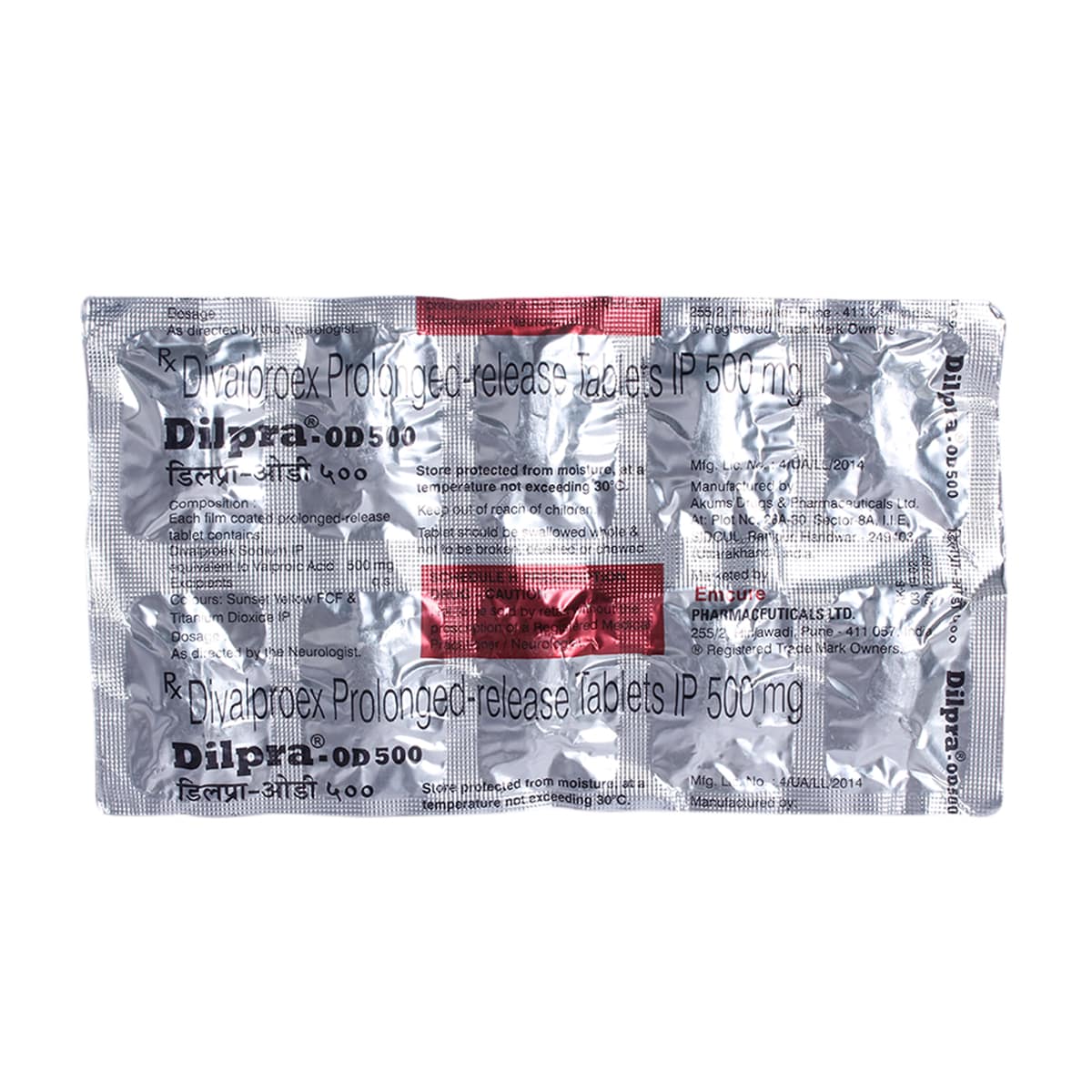 Dilpra OD 500 Tablet | Uses, Side Effects, Price | Apollo Pharmacy