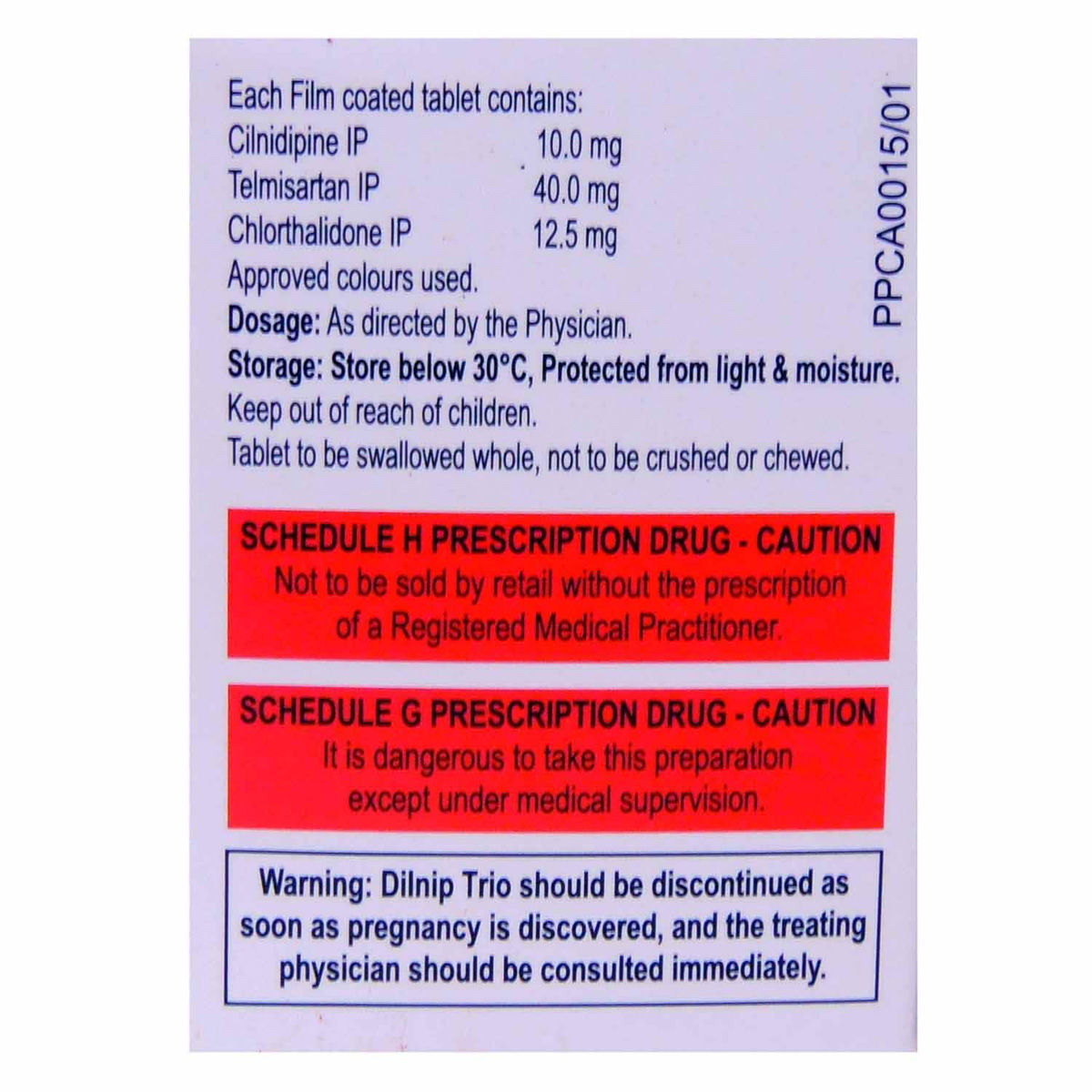 Dilnip-Trio Tablet 10's Price, Uses, Side Effects, Composition - Apollo ...