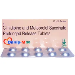 Dilnip-M 50/10 mg Tablet | Uses, Side Effects, Price | Apollo Pharmacy
