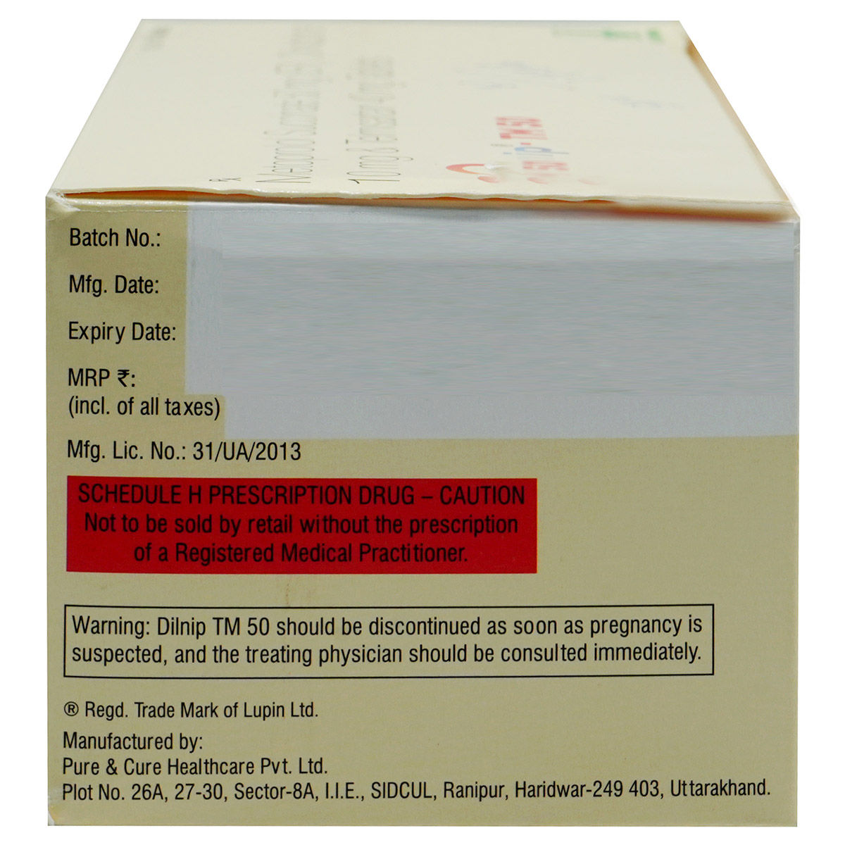 Dilnip-TM 50 Tablet 10's | Uses, Side Effects, Price | Apollo Pharmacy