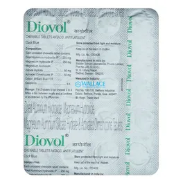 Diovol Cool Blue Chewabale Tablet | Uses, Side Effects, Price | Apollo ...