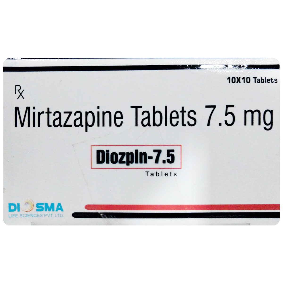 Diozpin-7.5 Tablet 10's | Uses, Side Effects, Price | Apollo Pharmacy