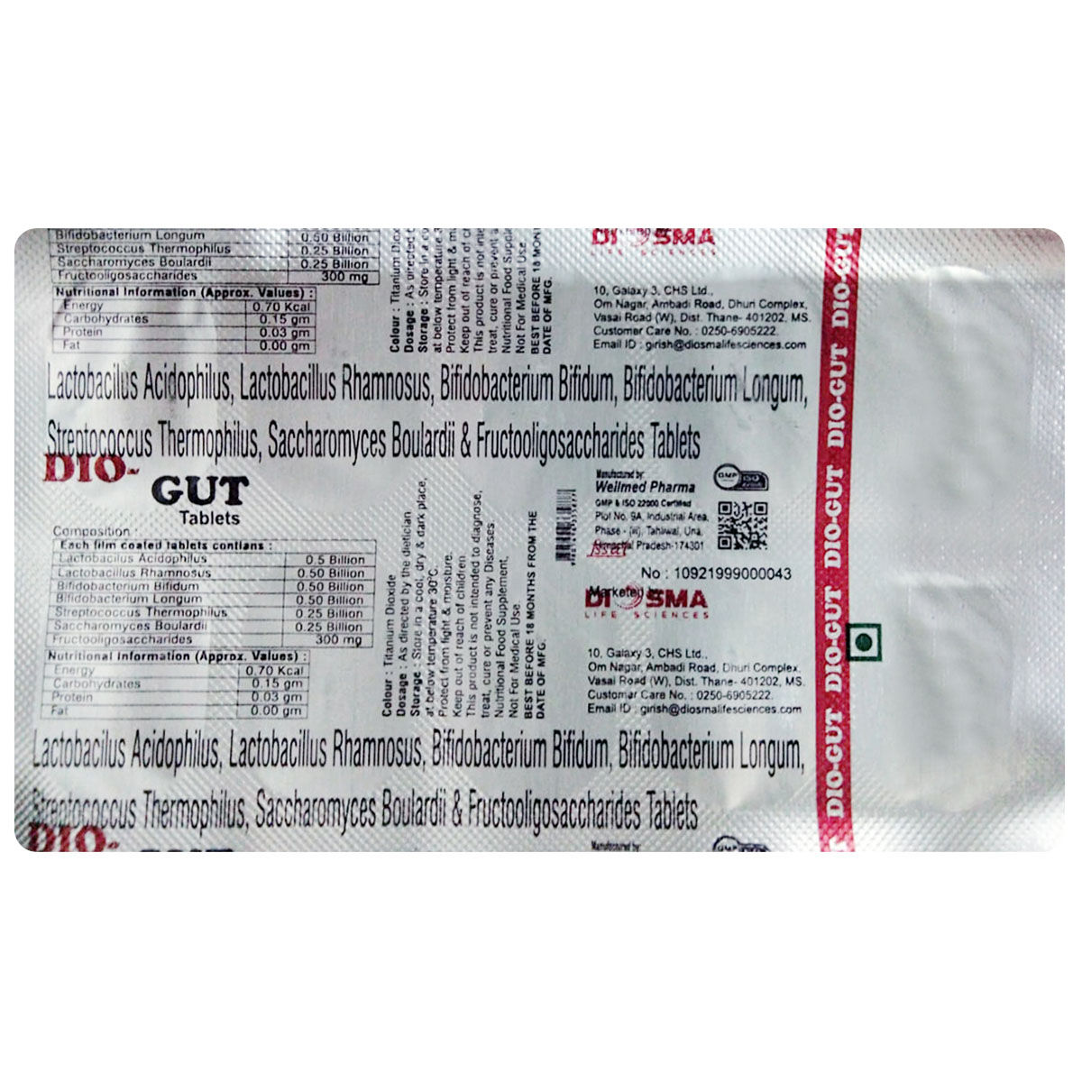 Dio-Gut Tablet | Uses, Side Effects, Price | Apollo Pharmacy
