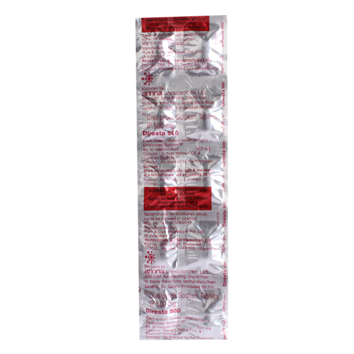 Diresta 500 Tablet | Uses, Side Effects, Price | Apollo Pharmacy