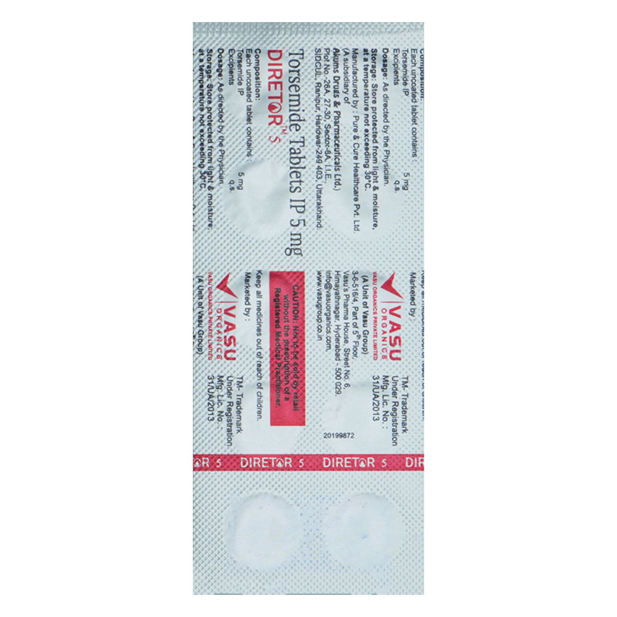Diretor 5 Tablet | Uses, Side Effects, Price | Apollo Pharmacy