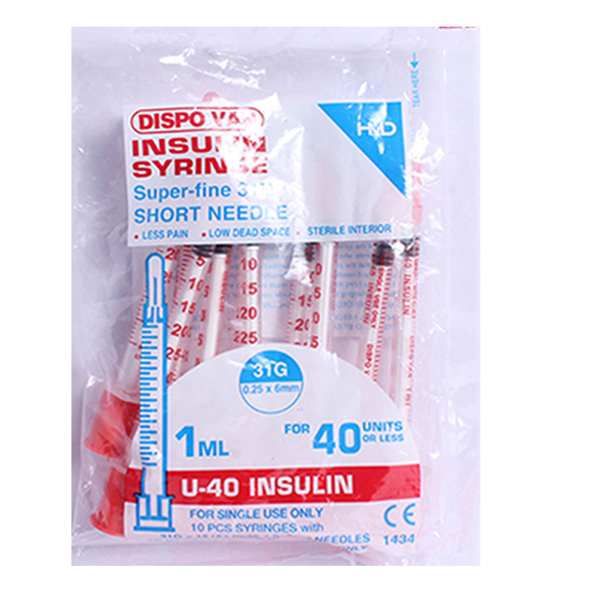 Dispovan Insulin Syringe 1ml, 10 Count Price, Uses, Side Effects ...