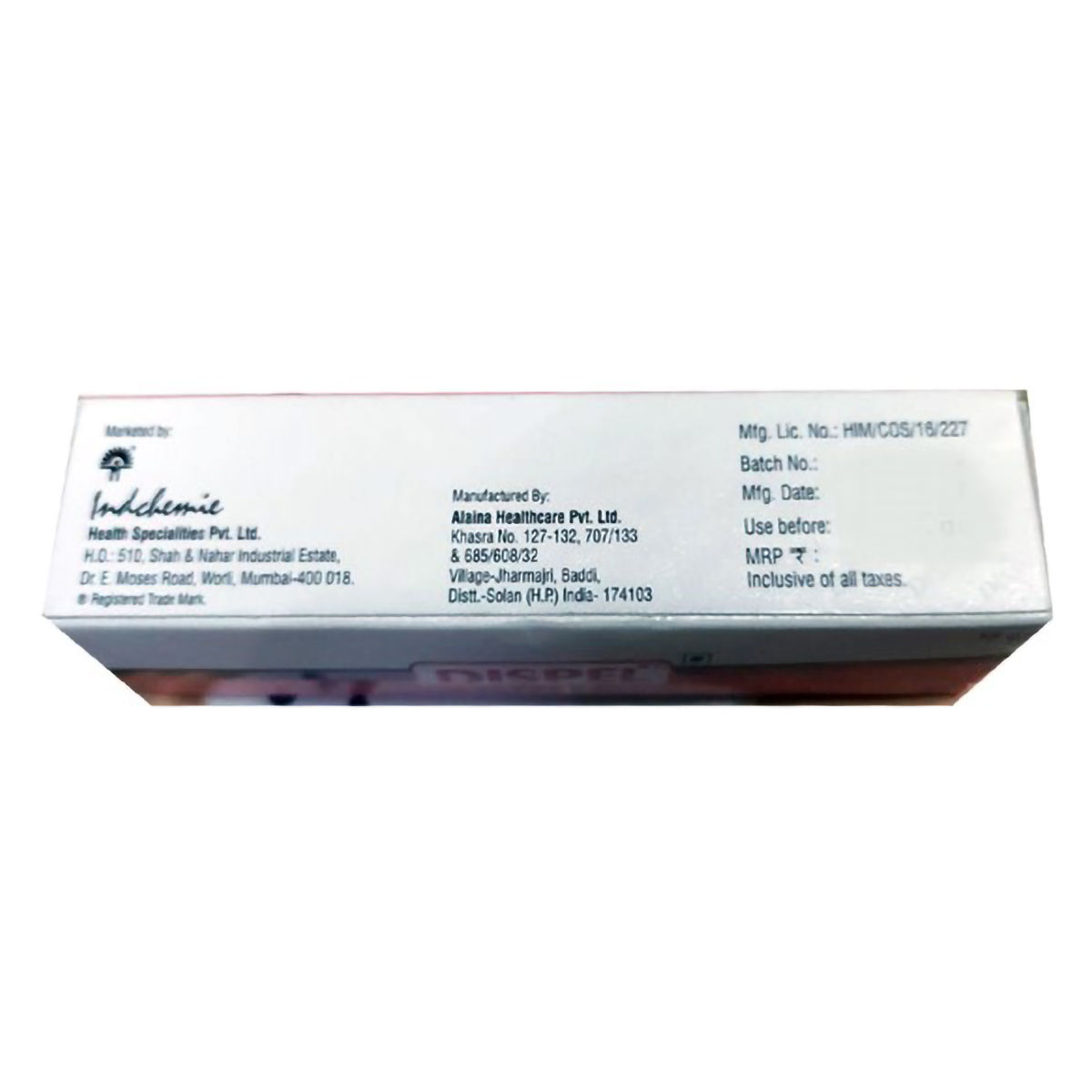 Dispel Cream 15 gm Price, Uses, Side Effects, Composition - Apollo Pharmacy