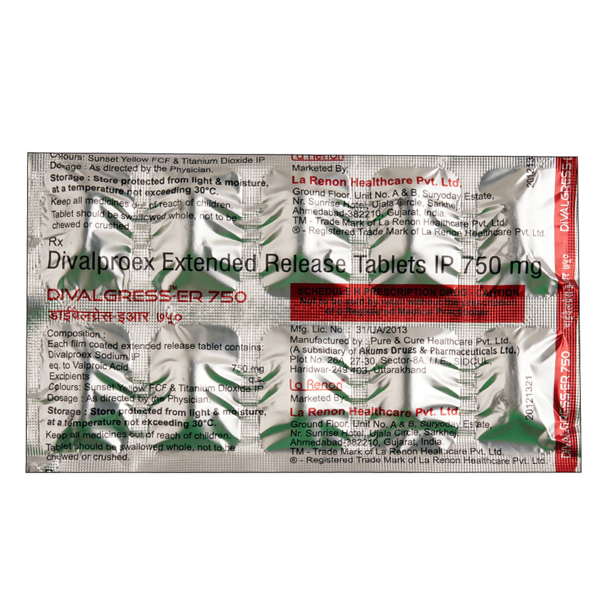 Divalgress-ER 750 Tablet | Uses, Side Effects, Price | Apollo Pharmacy