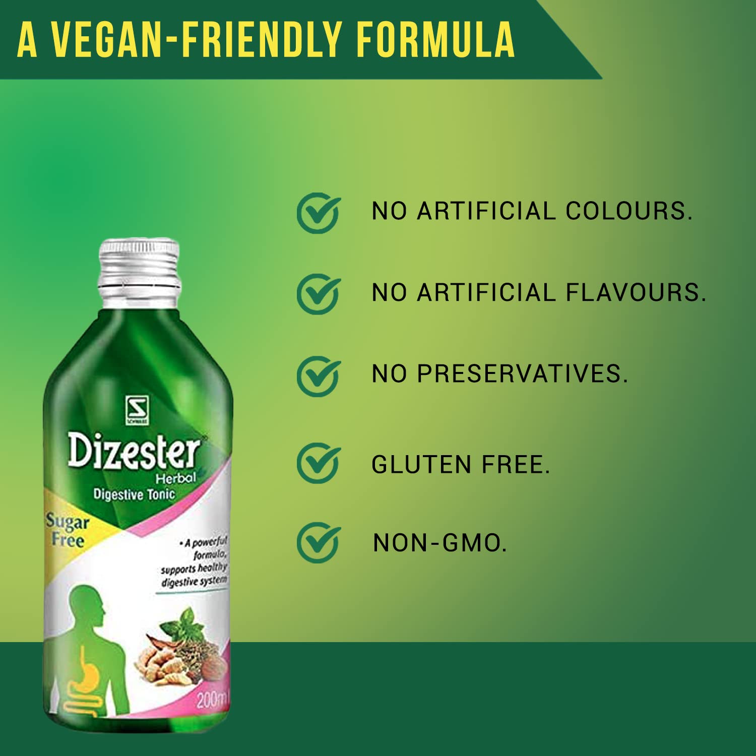 Dizester Herbal Sugar Free Degestive Tonic, 200 ml Price, Uses, Side ...