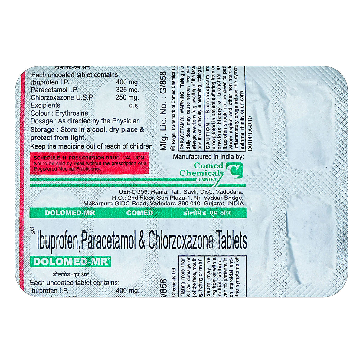 Dolomed MR Tablet | Uses, Side Effects, Price | Apollo Pharmacy