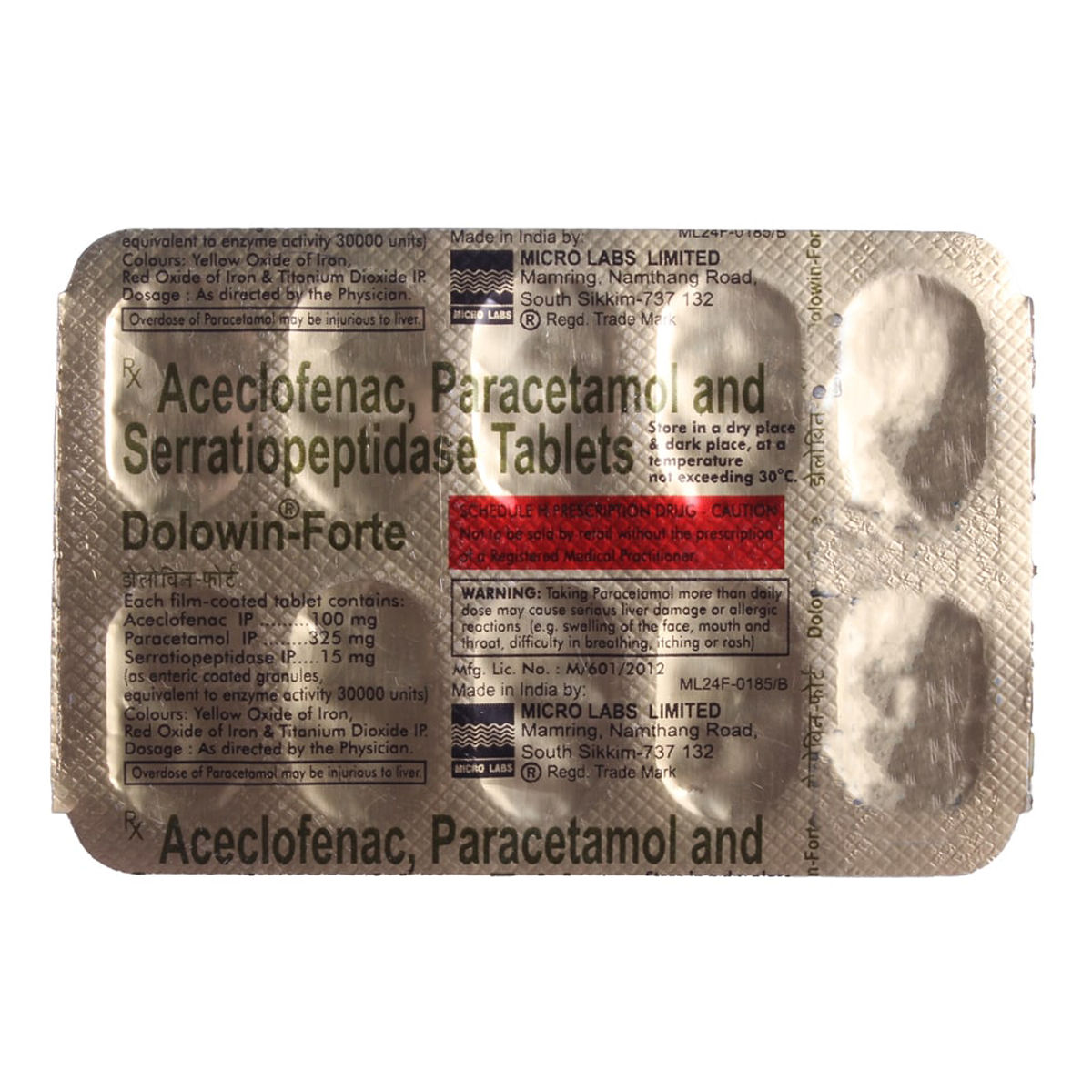 Dolowin Forte Tablet | Uses, Side Effects, Price | Apollo Pharmacy