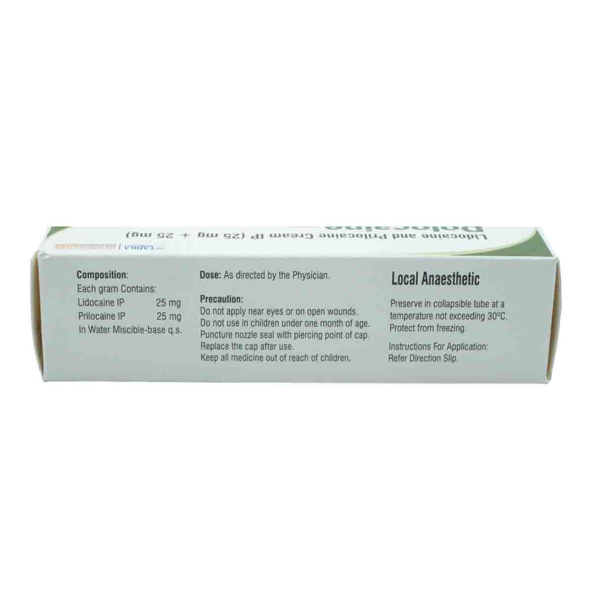 Dolocaine Cream 5gm Price, Uses, Side Effects, Composition - Apollo ...