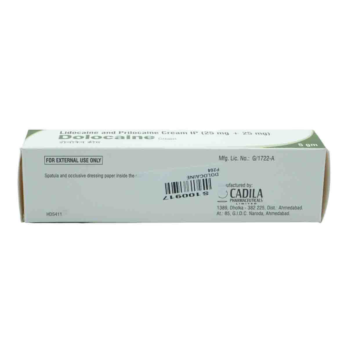 Dolocaine Cream 5gm | Uses, Side Effects, Price | Apollo Pharmacy
