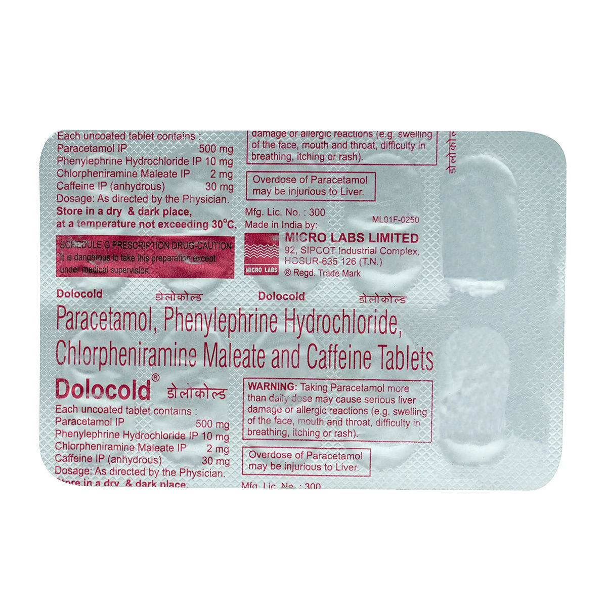 Dolocold Tablet 10's Price, Uses, Side Effects, Composition - Apollo ...