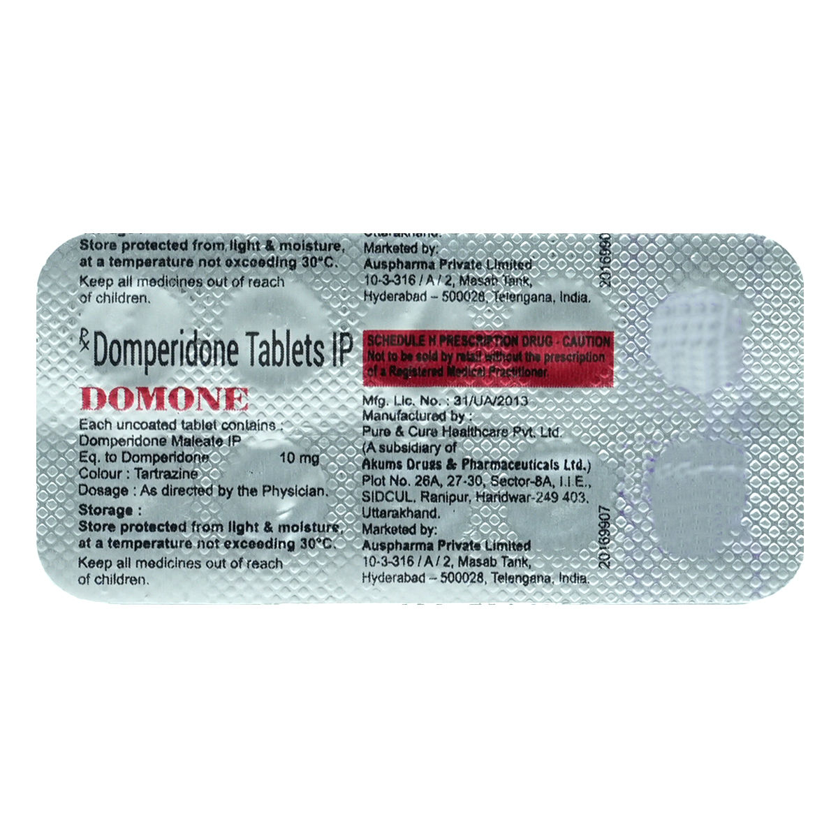 Domone Tablet 10's Price, Uses, Side Effects, Composition - Apollo Pharmacy