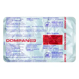 Dompan Dsr 40/30 Cap | Uses, Side Effects, Price | Apollo Pharmacy