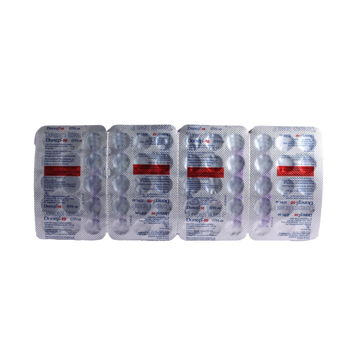 Donep-10 Tablet 15's Price, Uses, Side Effects, Composition - Apollo ...