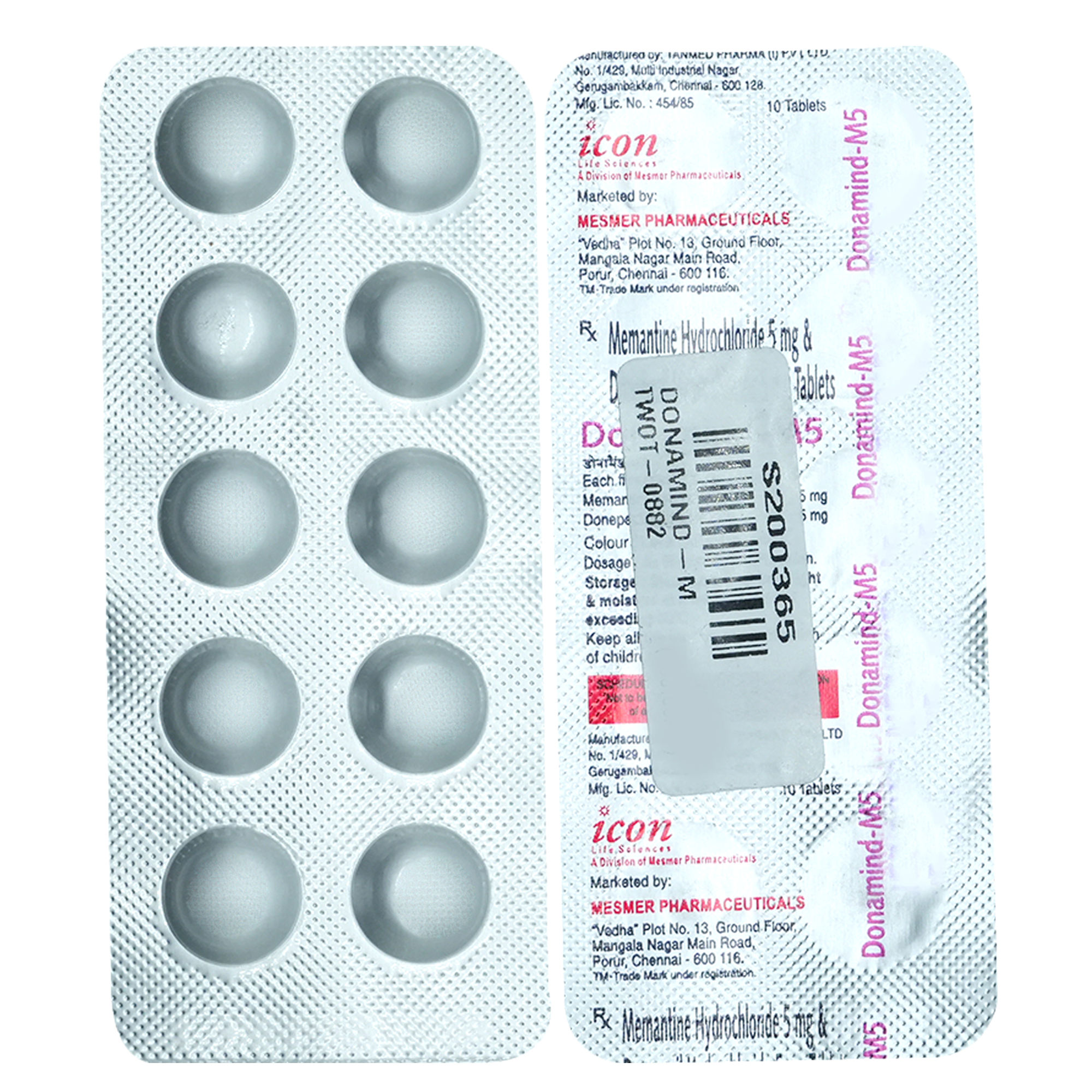 Donamind M 5mg/5mg Tablet | Uses, Side Effects, Price | Apollo Pharmacy